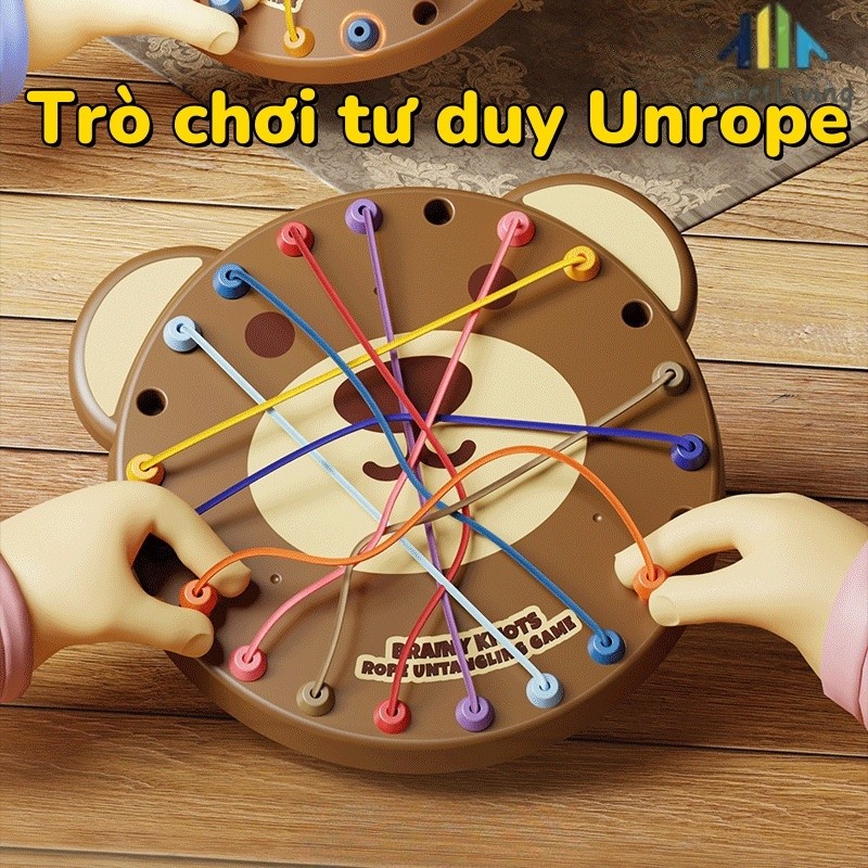 Unrope Thinking Game Challenge ของเล่นเพื่อการศึกษา Knot Rope Decoding ...