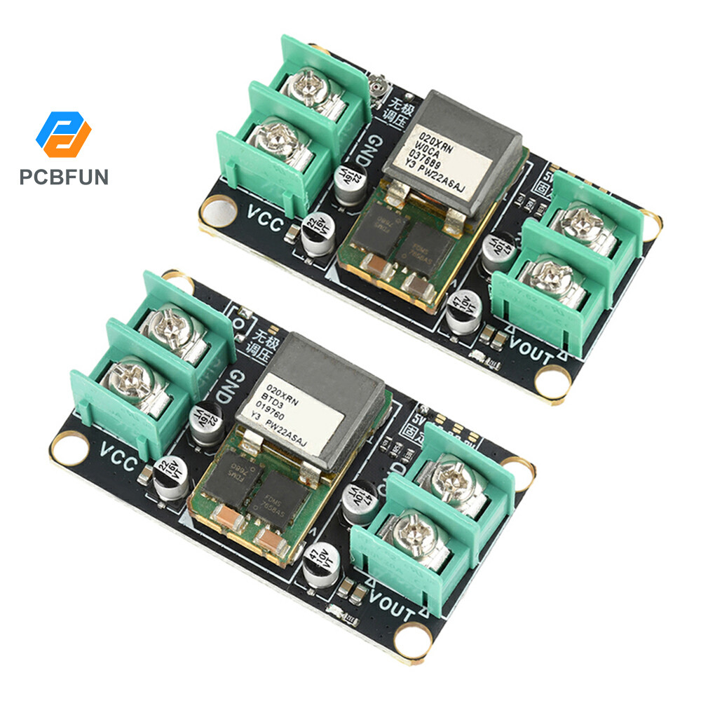 Pcbfun DC-DC Step-Down โมดูล DC 9-14V 5V/Infinitely ปรับ High Power 20A โมดูลจ่ายไฟแบบควบคุม ...