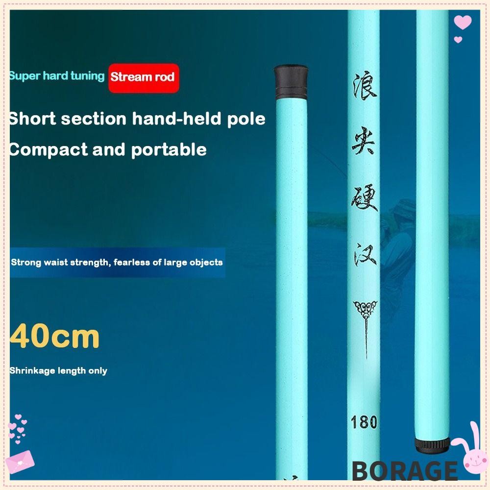 คันเบ็ด BORAG ครบชุด, ชุดเบ็ดตกปลาเสาตกปลาแบบยืดไสลด์, เด็กแก้ว Fibre ...