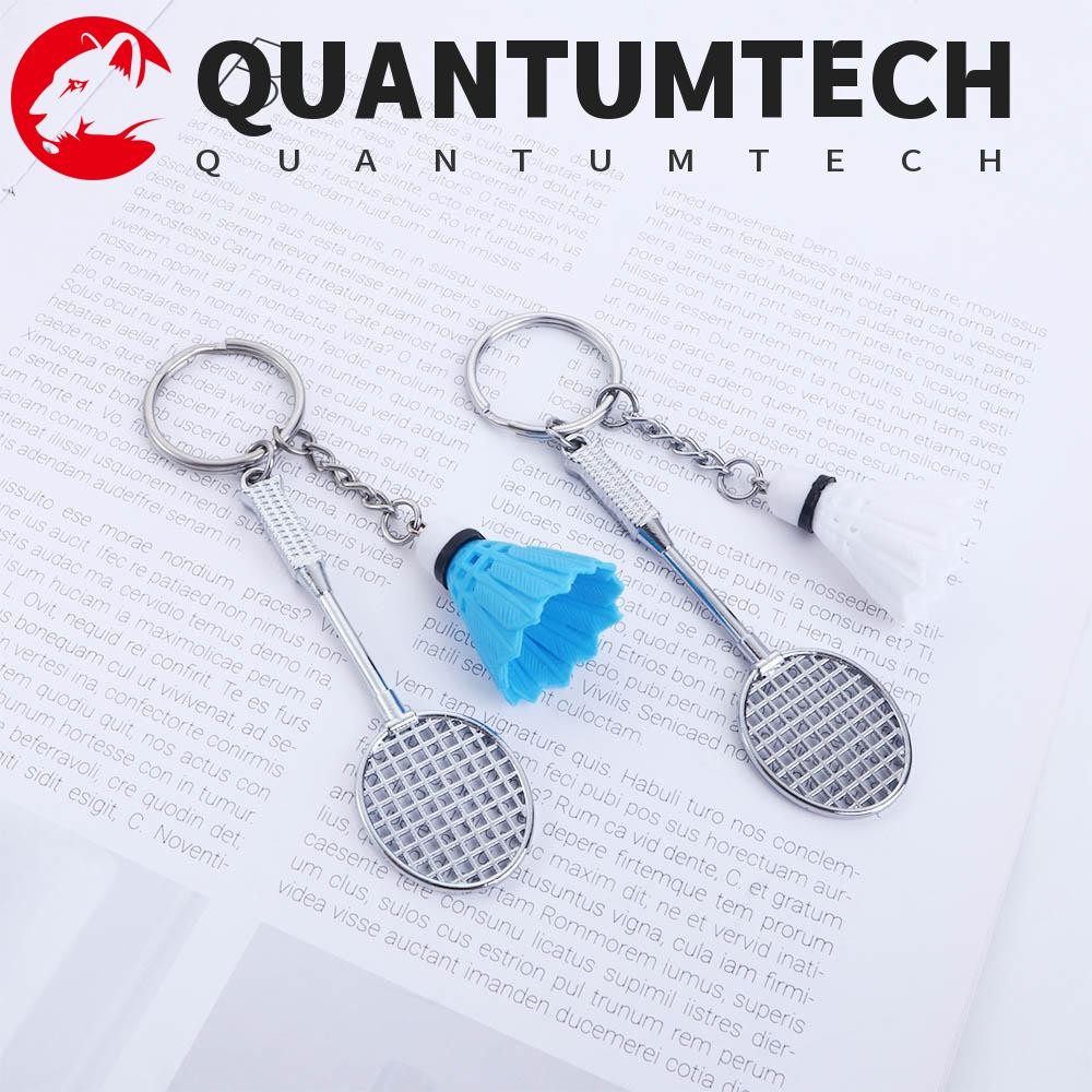 QUANTUMTECH ไม้แบดมินตันพวงกุญแจอุปกรณ์เสริมกีฬาที่มีสีสัน Mini Charm ของขวัญ 1 ชิ้นผู้หญิง ...