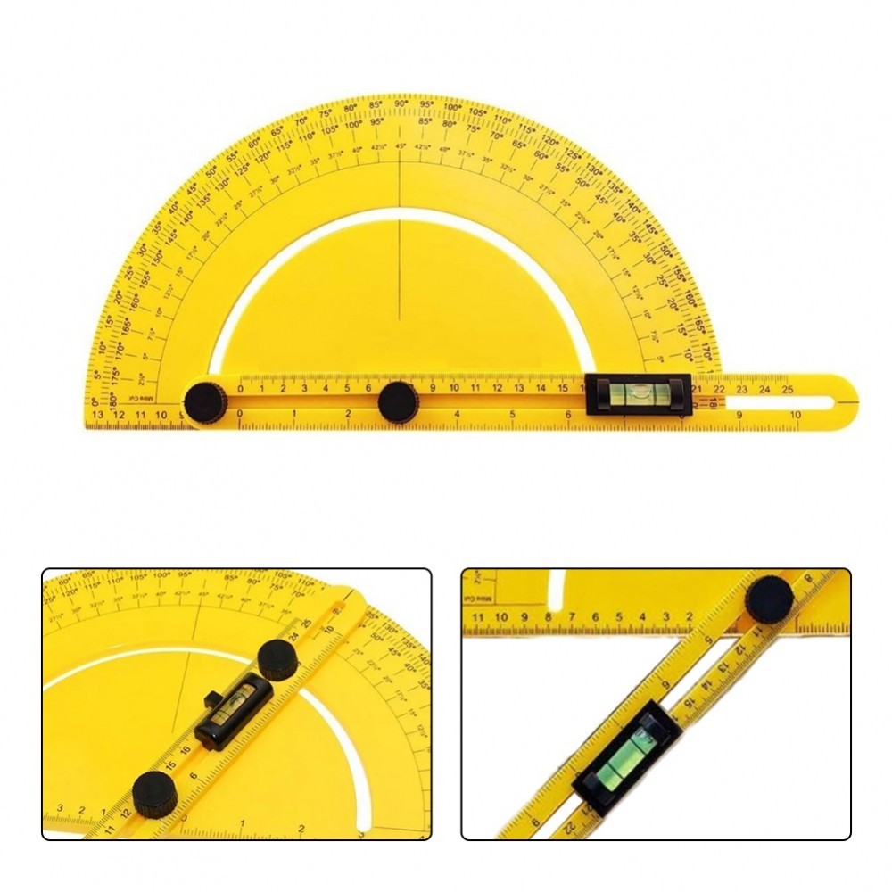 Angle Finder Leveling Ruler Sliding Set Square T Square Woodworking ...