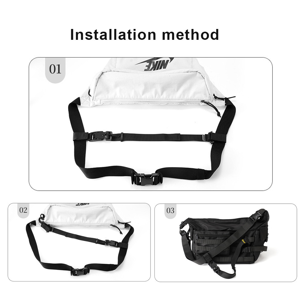 [explosion1.th] Three Point Auxiliary Backpack Stabilizer Strap Adjustable Chest Bag Fixed Strap ...