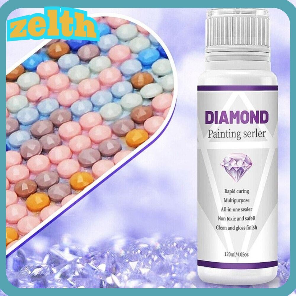 Zelth เครื่องซีลภาพวาดเพชร, 120ML โปร่งใส DIY Conserver, Anti Falling ปรับปรุงความสว่าง PVA ...