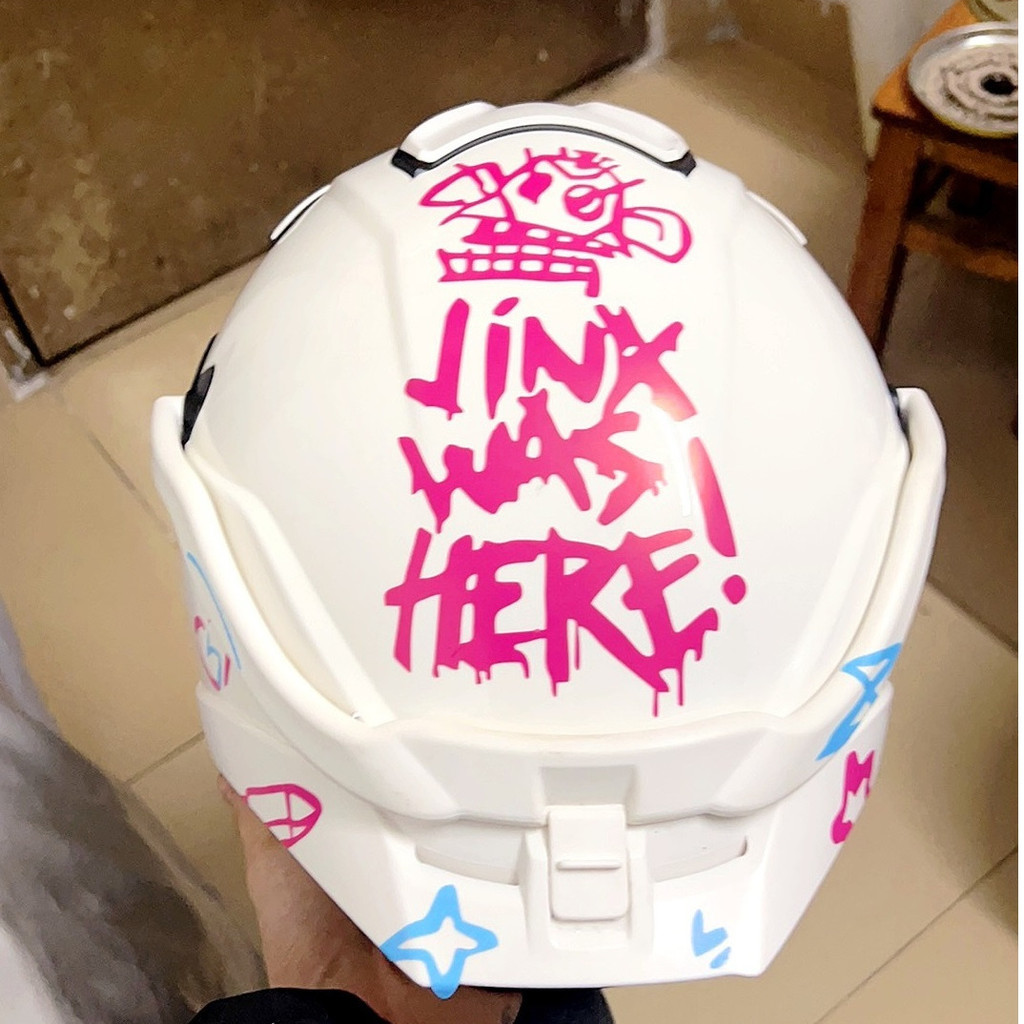 สติกเกอร์ติดรถ Jinx Jinx Twin Cities Battle Helmet Alliance Explosive ...