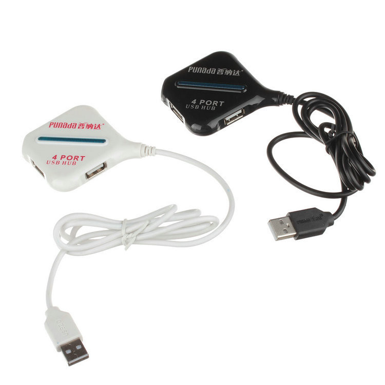 Punada I-1005 4พอร์ต USB2.0HUB 4พอร์ตฮับ USB สามารถติดตั้งการ์ด ...