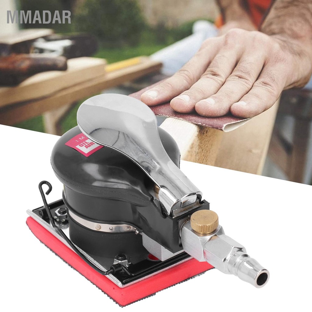 MMADAR 1/4in Square PNEUMATIC Sanding Machine Air Sander MINI บด ...