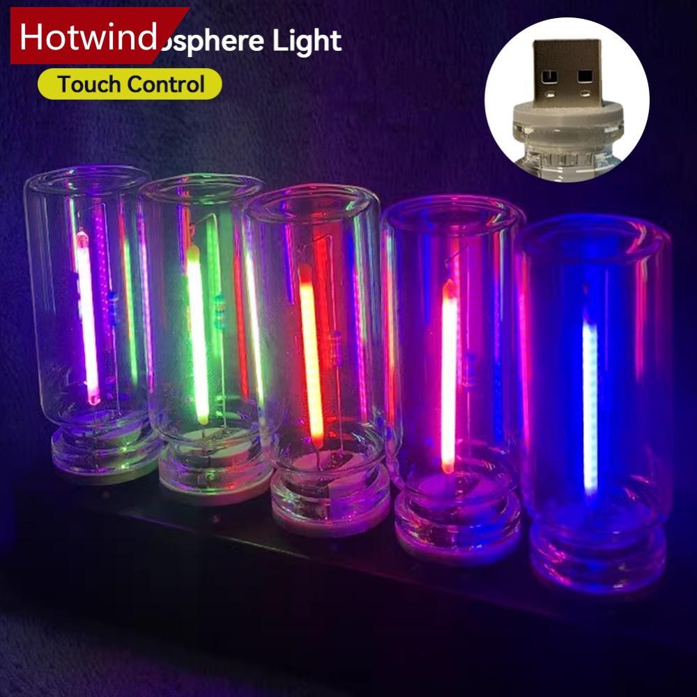 HTT 1 PC Touch Control รถ USB LED บรรยากาศหลอดไฟไส้โคมไฟ LED Filament Night ตกแต่ง | Shopee Thailand