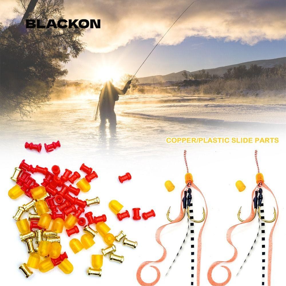 BLACKON 30 ชิ้นทองแดง/พลาสติกสไลด์อะไหล่,ยาง Tie Snapper กระโปรง ...