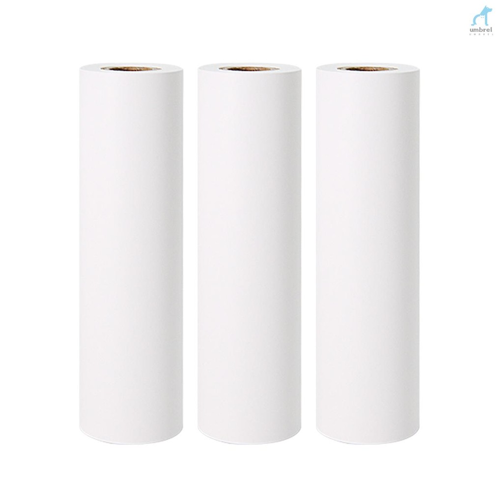 Poooli 110 * 30 มม.สีขาว Non-กาวกระดาษความร้อนม้วน BPA-ฟรียาวนาน 10 ปีกระดาษสําหรับ Poooli L3 ...