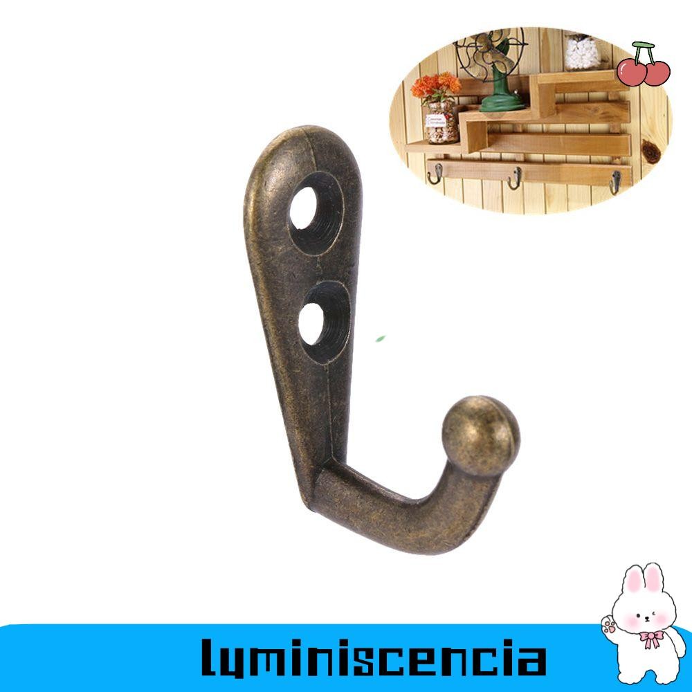 LUMINESCENCIA 10 ชิ้น Single Prong Retro Key Holder ชั้นวาง Coat Hanger ...