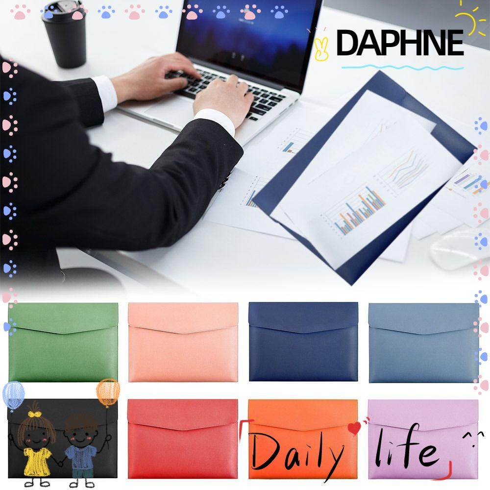 DAPHNE กระเป๋าเอกสารหนัง, หนัง A4 แฟ้มหนัง, แฟ้มซอง A4 ความจุขนาดใหญ่ ...
