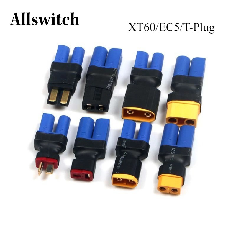 Xt60 EC5 T ปลั๊กอะแดปเตอร์ชาร์จแบบขนานขั้วต่อ EC5 ถึง XT60 T-Plug TRX ...