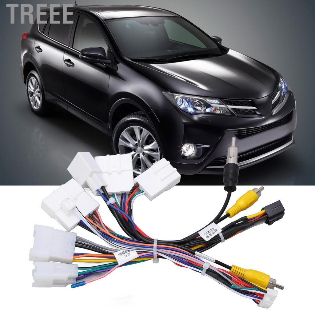 Treee ชุดสายไฟวิทยุ 16 พินสายไฟ GPS | Shopee Thailand