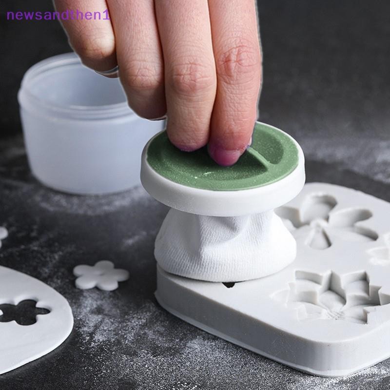 Newsandthen1 Anti Stick Powder Puff With Storage Case Flip Cake Cookie ...