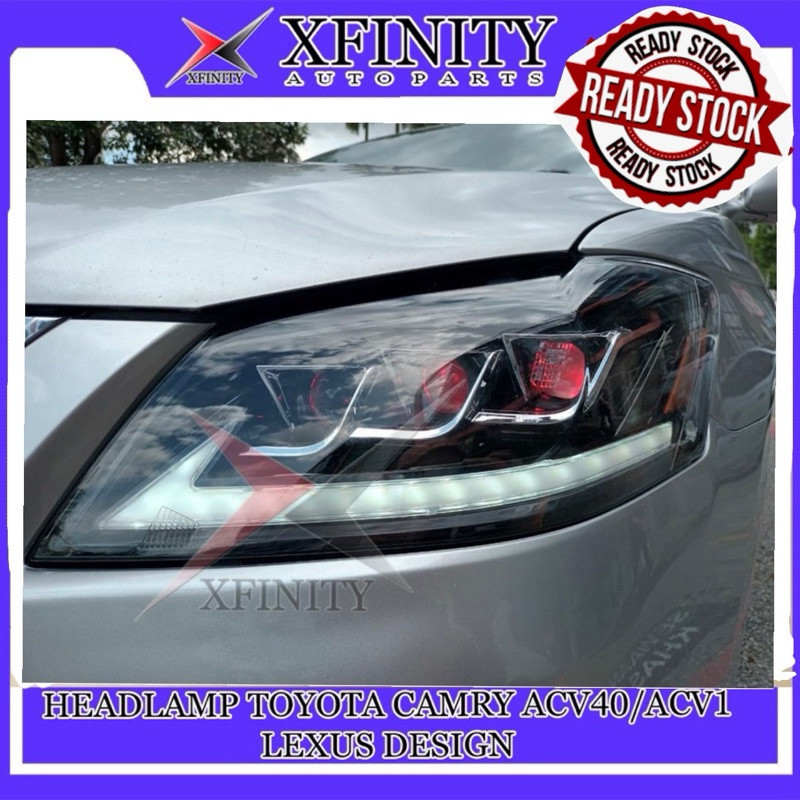 Toyota CAMRY ACV40/ACV41 LEXUS DESIGN HEADLAMP/ไฟหน้า | Shopee Thailand