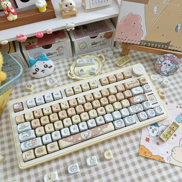 keycap anime คีย์แคป Chikawa Flying Mouse Chestnut Steamed Buns หนังสือ ...