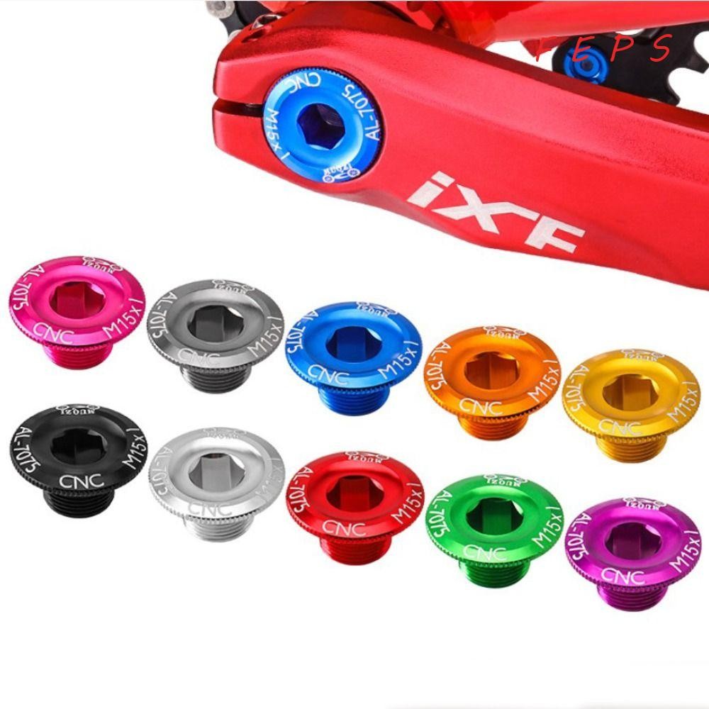 Feps จักรยาน Crankset Crank Cover, Hollow Integrated M15 Chainwheel ...