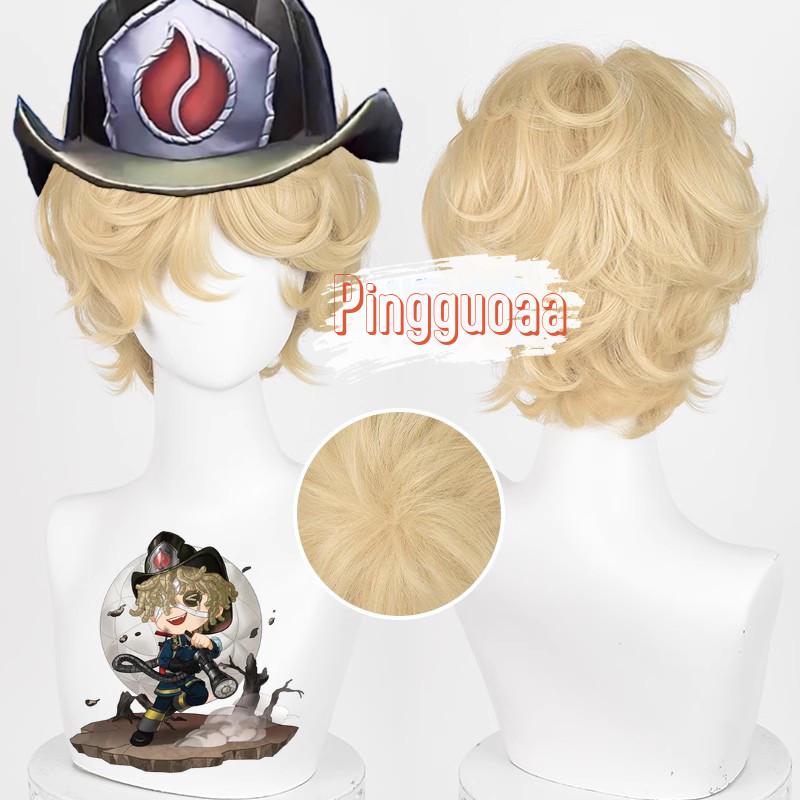 【Manmei】Identity V Fire Investigator Florian Brand Cosplay Wig 30cm ...