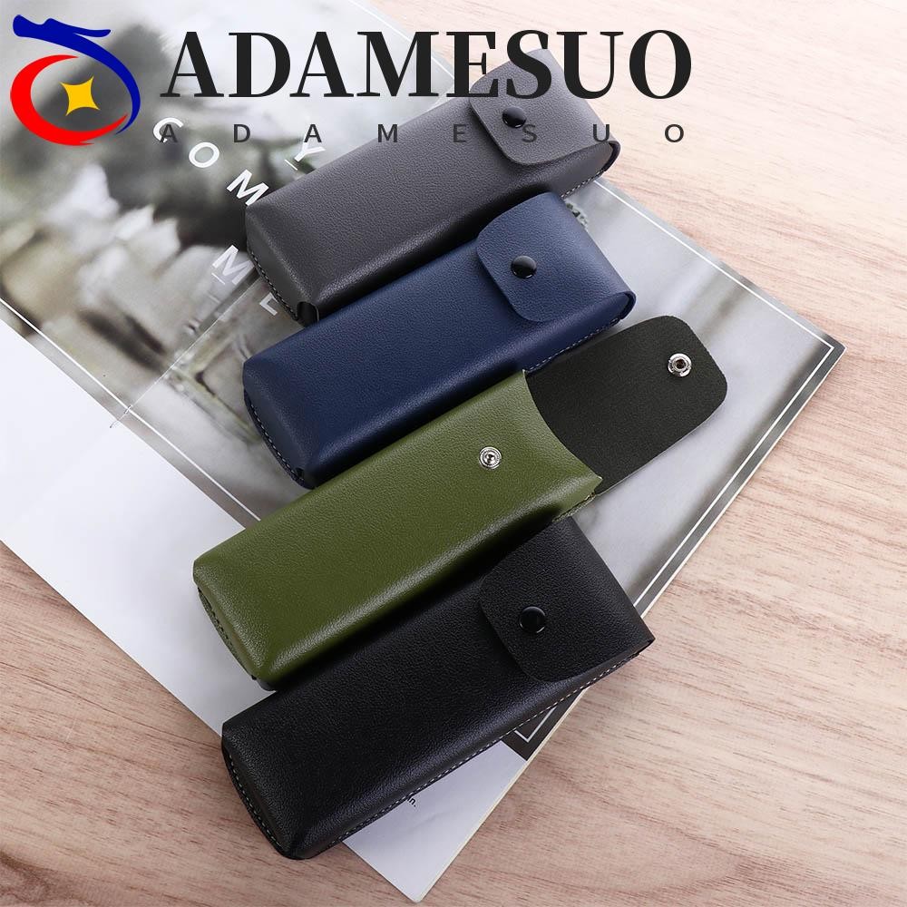 Adamesuo Waistpack กล่องแว่นตาแบบพกพา PU หนังแว่นอ่านหนังสือกรณีแว่นตาแว่นตาป้องกันคอนเทนเนอร์ ...