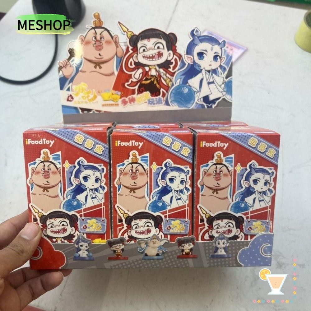 ME Ne Zha 2 กล่อง, ฟิกเกอร์อนิเมะ PVC Ao Bing, จอแสดงผลกล่องตุ๊กตา ...