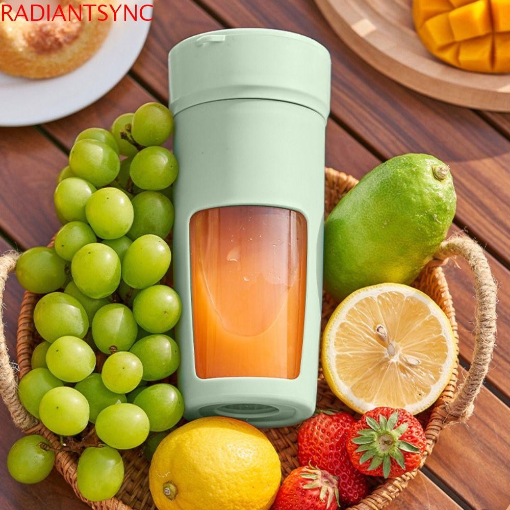 RADIANTSYNC เครื่องคั้นน้ําผลไม้ขนาดเล็ก, ชาร์จ USB เครื่องปั่นผลไม้อัตโนมัติ, เครื่องผสมผลไม้ ...