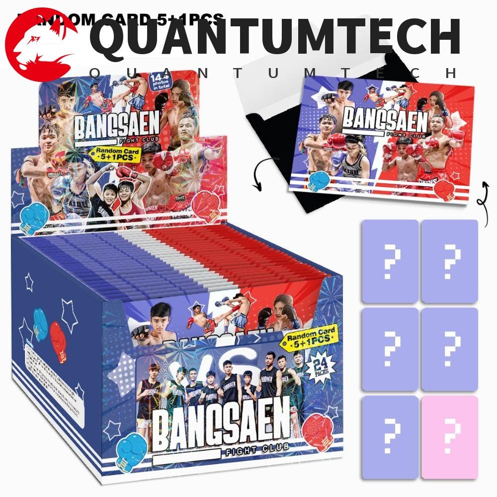 QUANTUMTECH 6 ชุดประเทศไทย Boxing Lomo Card, ซ่อนรูปแบบอุปกรณ์ต่อพ่วง Bangsaen Fight Club ...