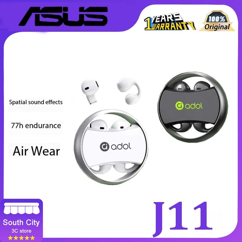 Asus J11 A-Bean หูฟังไร้สายบลูทูธ 2024 ใหม่ใช้คู่กีฬาประเภทคลิปหูชายและ ...
