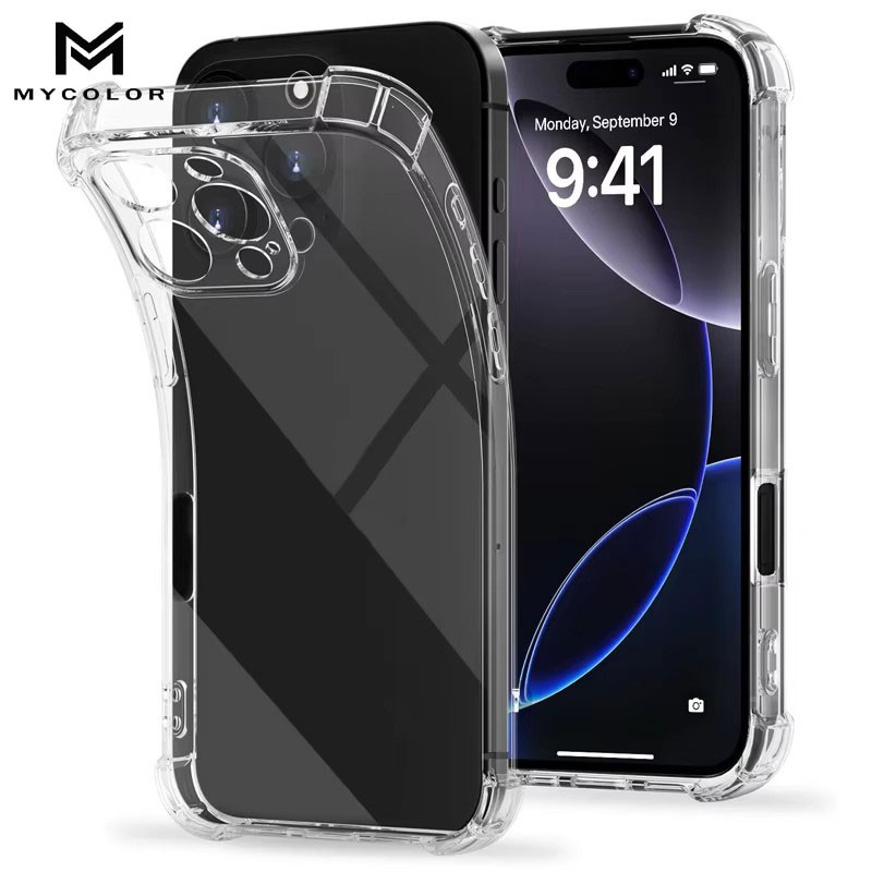 เคสใส สำหรับ เคสกันกระแทก รุ่น สำหรับ iPhone iP 17 Air 16 15 14 13 12 ...