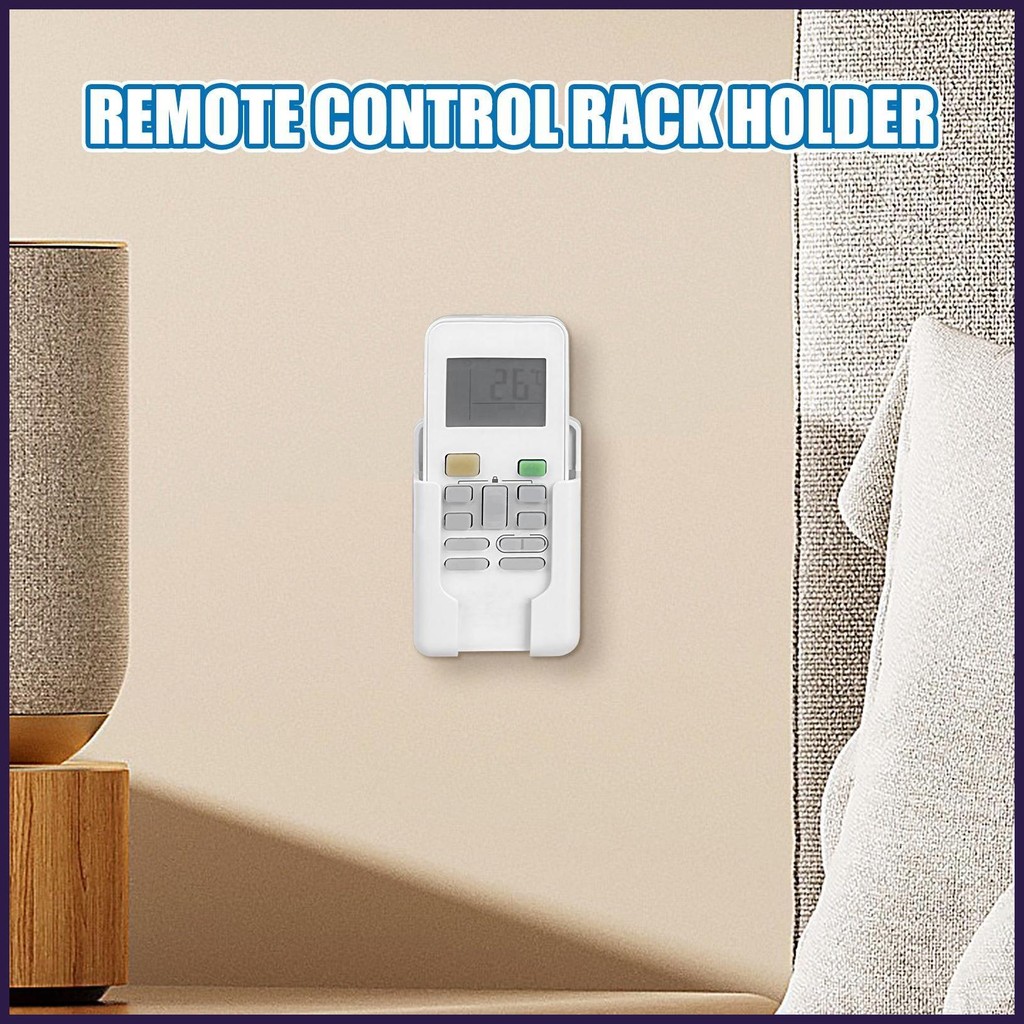กาว TV Remote Holder Wall Mount Storage Containers Organizer โทรศัพท์ ...
