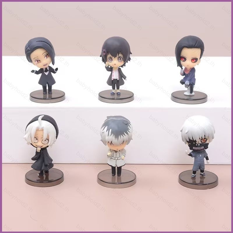 Yb 6 ชิ้น Tokyo Ghoul Action Figure รุ่น Q Kaneki Ken ตุ๊กตาของเล่น ...