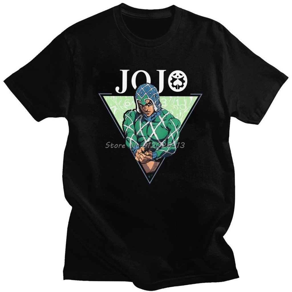 New เสื้อ รูปแบบใหม่ JoJo's Bizarre Adventure T-shirt เสื้อยืดสั้นทรง ...