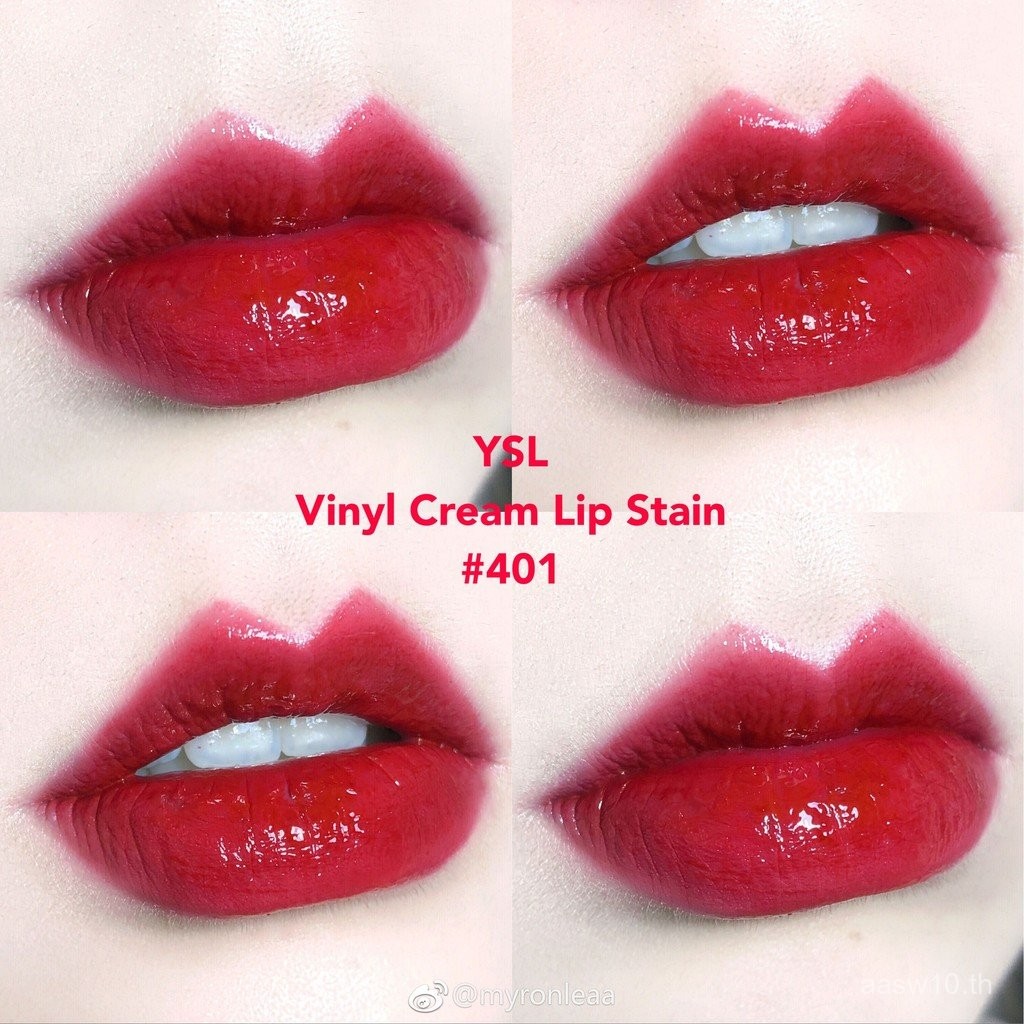 ลิปกลอสกระจกหลอดทอง YSL Saint Laurent ลิปกลอสหลอดดำ 12 # 7 # 9 # 401 # 407 # 409 # 416 ...