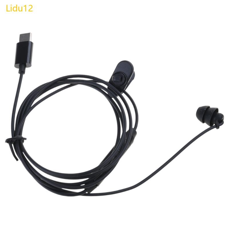 USB Type C Earphones Single Earbuds One Side Earplugs with Microphone ...