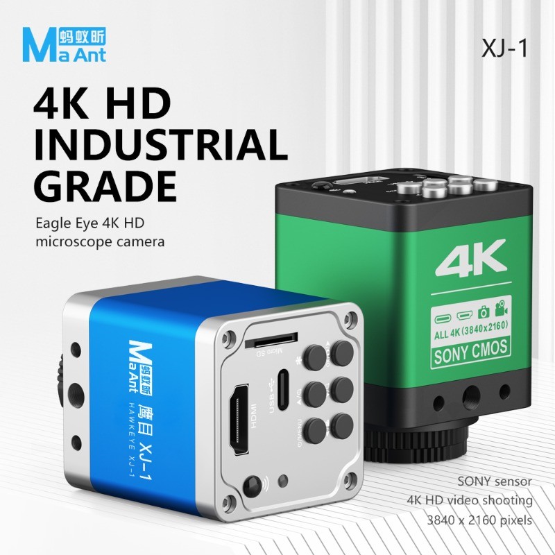 MaAnt Hawk Eye XJ-1 4K HD กล้องจุลทรรศน์กล้อง Type-C Usb ภาพเอาต์พุต 1/2.9 นิ้ว Sony Sensor ...