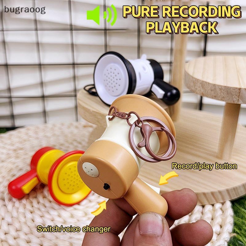 Bug ความแปลกใหม่ Mini Horn Recorder Key Chain จี้บันทึก Creative Player ...