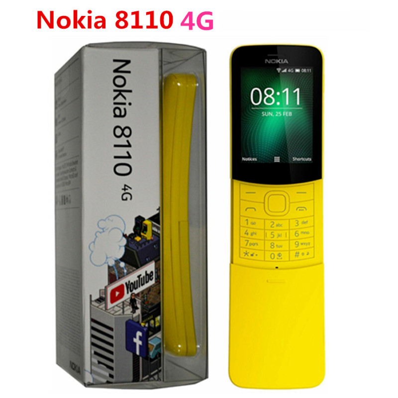 Nokia 8110 4G TA-1059 4GB 512MB RAM Dual Sim WIFI บลูทูธ 4G LTE Kai-OS ...