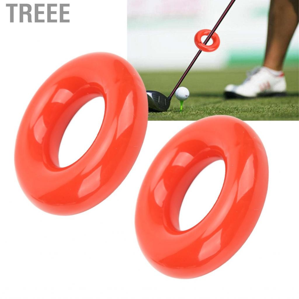 Treee 2 ชิ้น/เซ็ตนักกอล์ฟน้ำหนักสวิงแหวนเทรนเนอร์ Weighted Donut สำหรับ ...