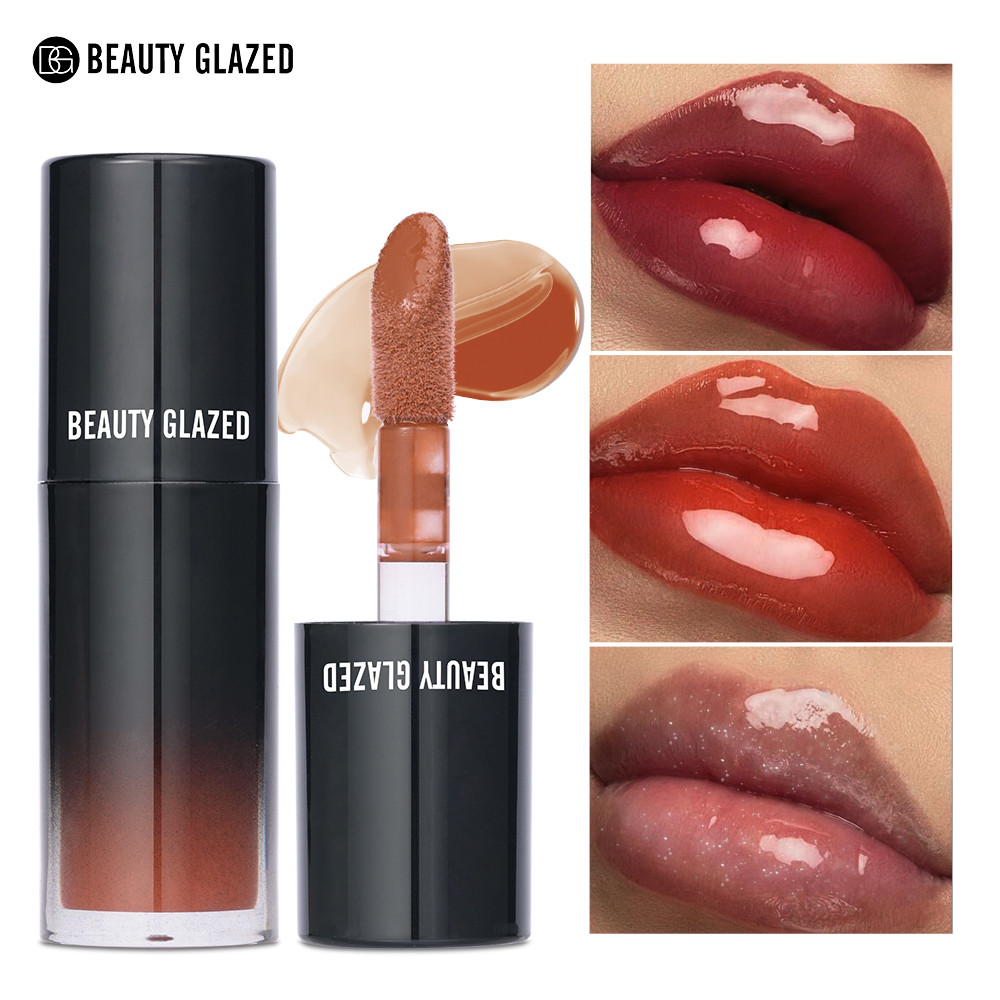 Beauty GLAZED Rare Bright Lustrous Lip Essence Shine Shimmer Lip Oil ...