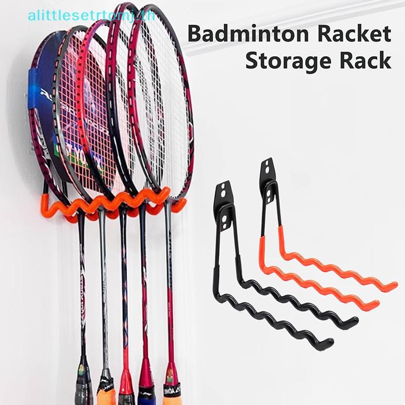 Alittlese ติดผนังแร็กเก็ตผู้ถือไม้เทนนิสผู้ถือไม้แบดมินตัน Wall Wave ...
