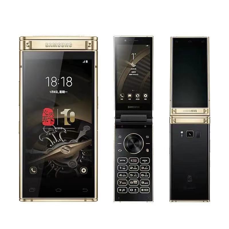 โทรศัพท์มือถือ Samsung W2018 Telecom มือสอง สมาร์ทโฟน 4G Dual SIM หน้าจอสัมผัส โทรศัพท์พับ ...