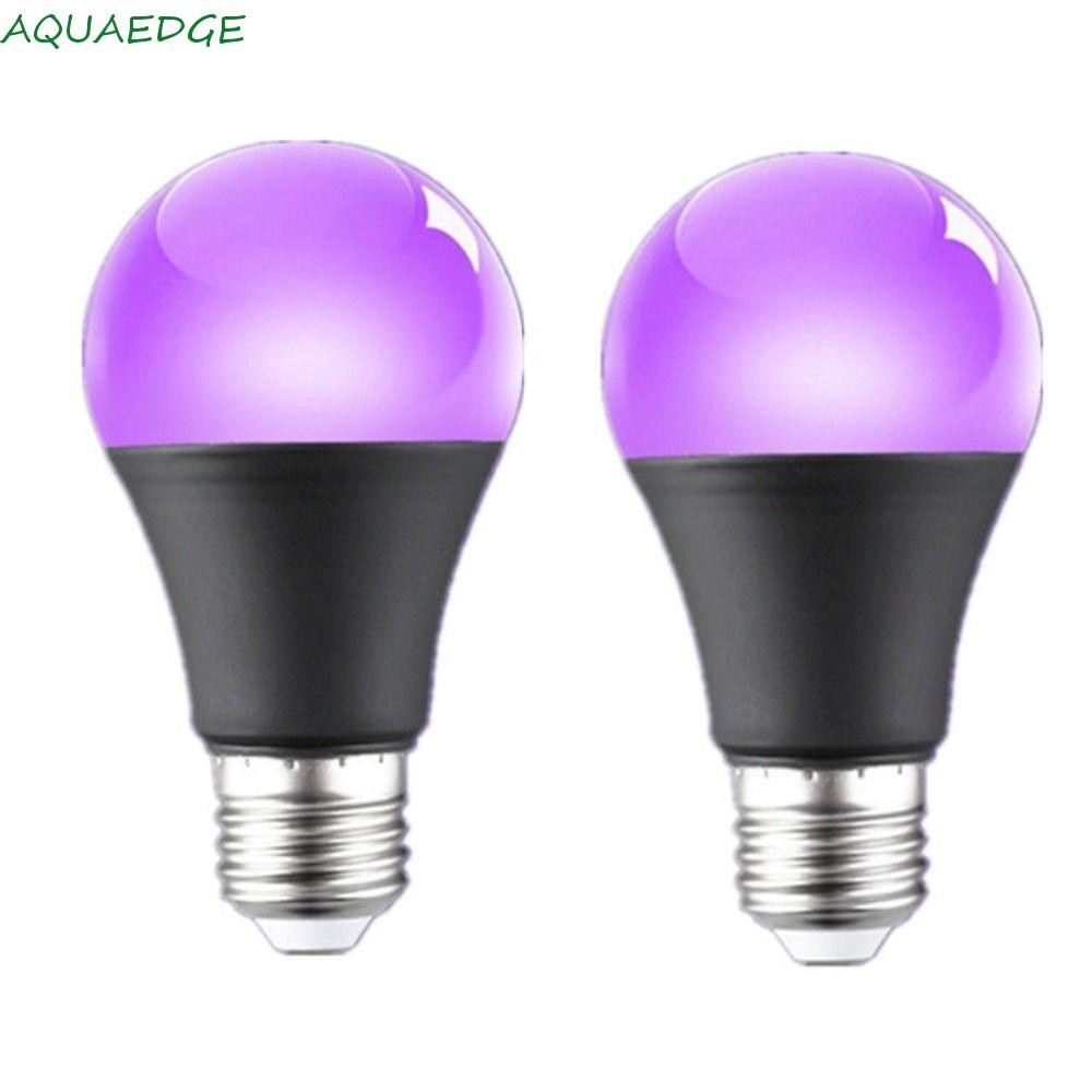 Aquaedge หลอดไฟ UV สีม่วง, E26/E27 เกลียว 10W 85-265V หลอดไฟสีดําสีม่วง, อลูมิเนียมแบบพกพา 360 ...