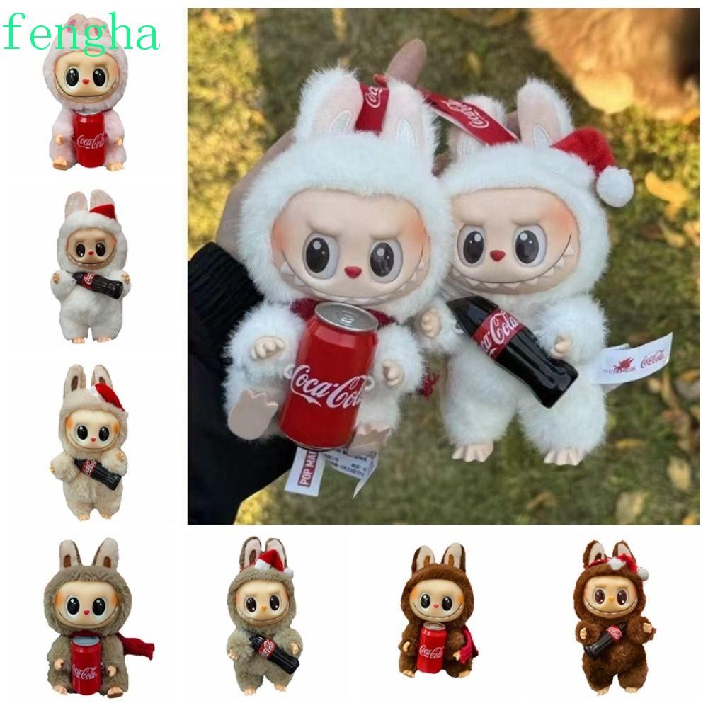 FENGHA Labubu Cola Plush จี้,ไวนิล PP Cotton Labubu จี้ไวนิลตุ๊กตา ...