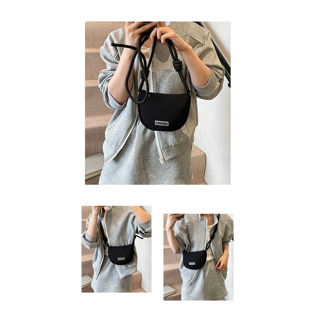 LYN Mini Sports Cross Body Small Bag Fashion Zipper Closed Shoulder Bag ...