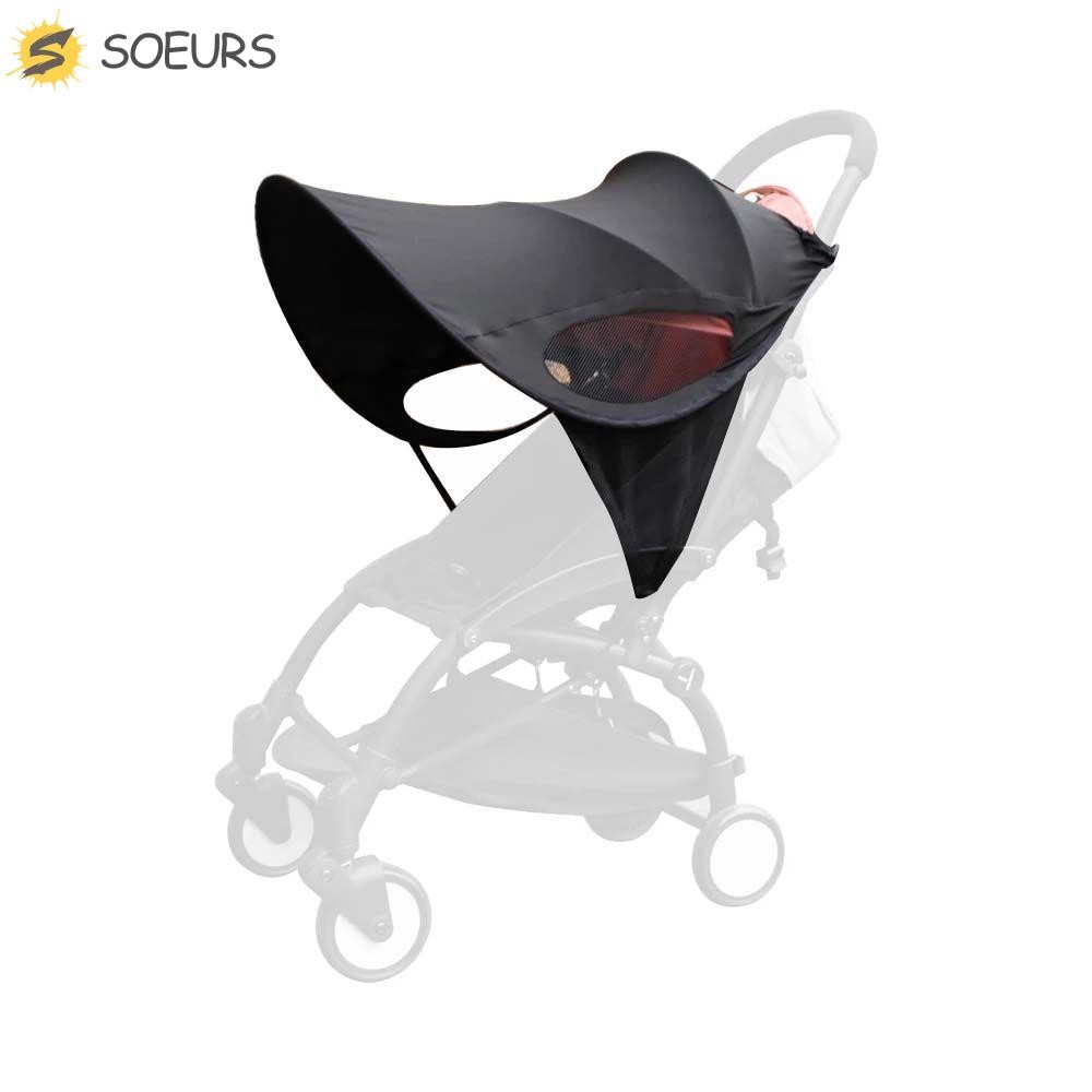 SOEURS Sun Shade Canopy รถเข็นเด็กอุปกรณ์เสริม Universal UV Protection ...