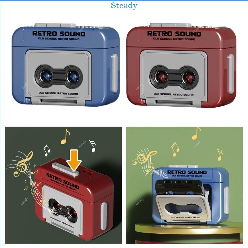 Stedy Small Retro Music Recorders Cassettes Player Mini เครื่องเล่นเพลง ...