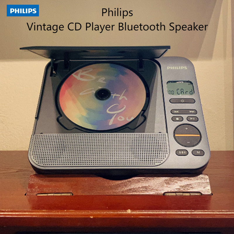 Philips Philips 5608 Fever cd Player Retro Bluetooth Audio Album Player ...