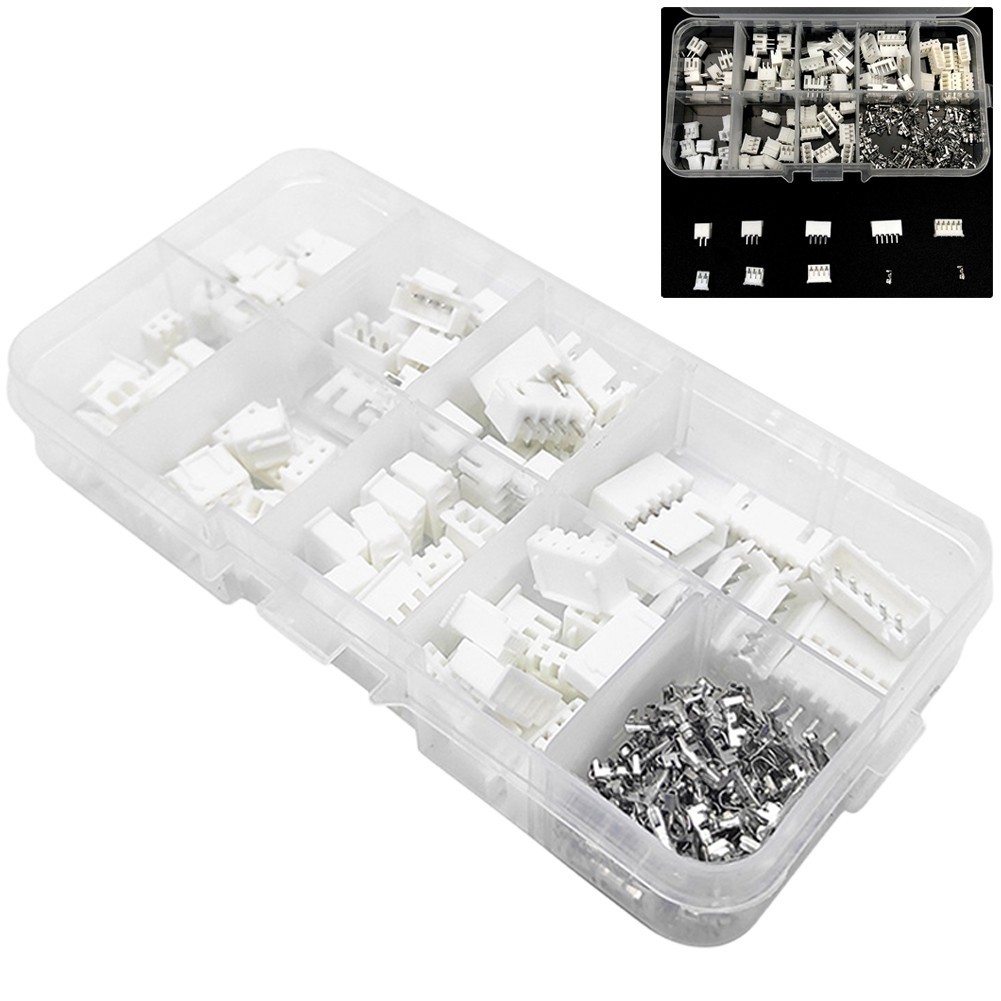 {TWI}230 ชิ้น 2.0 มิลลิเมตรสําหรับ JST PH Connector Kit พร้อม 2/3/4/5 ...