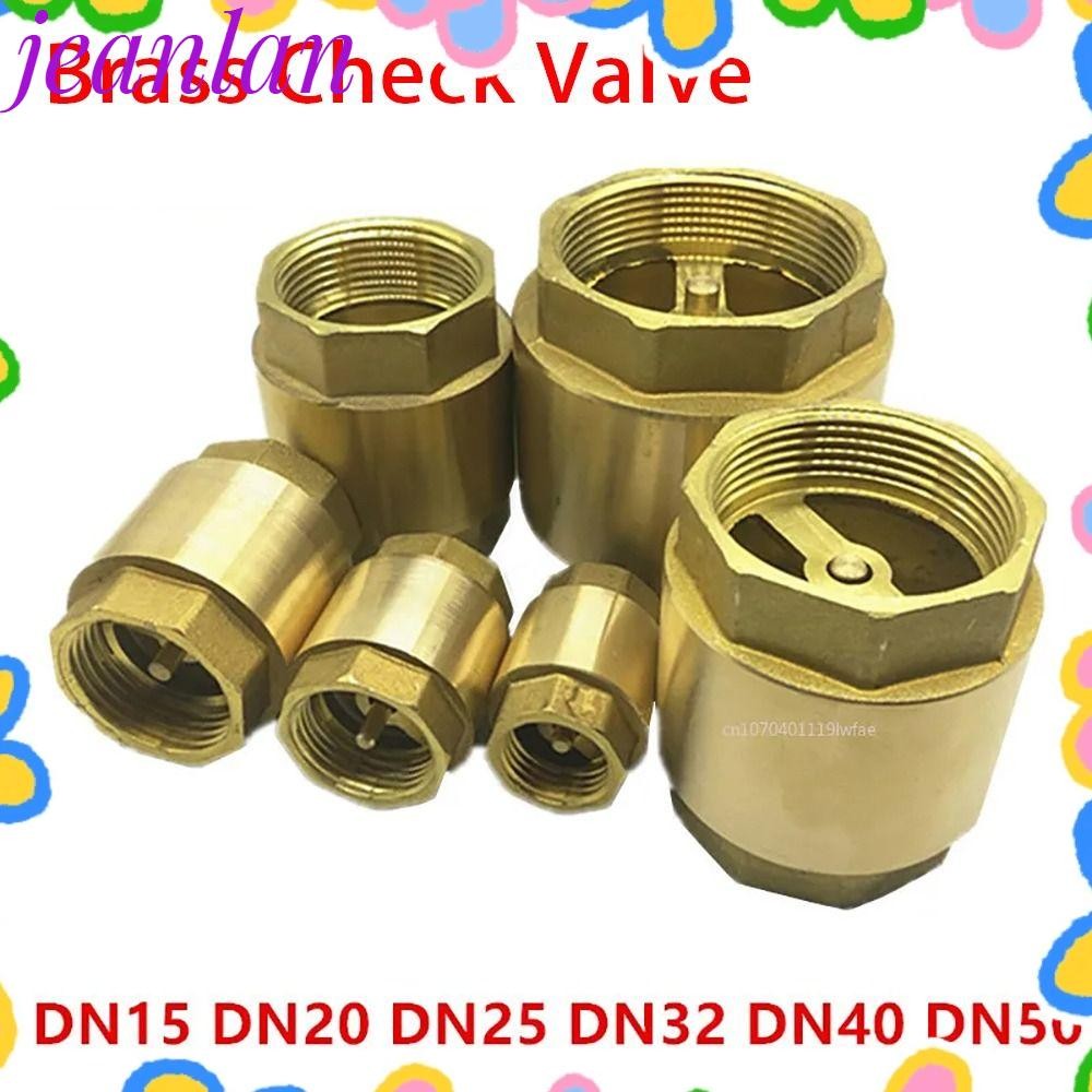 Jeanlan 1 ชิ้น NPT ทองเหลืองตรวจสอบวาล์ว,ชลประทาน Aquarium ระบบ 1/2 "3/ ...