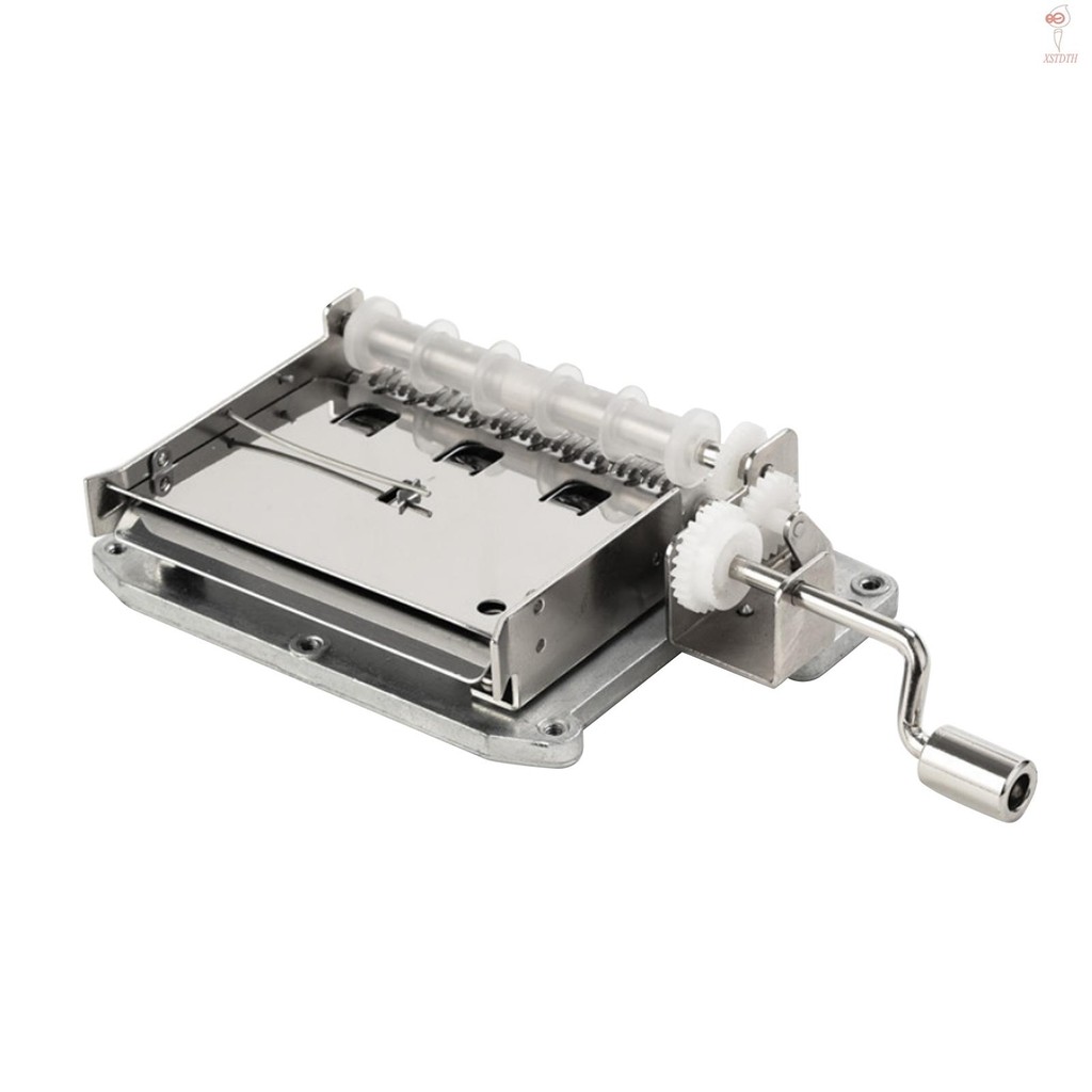 Diy 30-Note Music Box Set Hand-Cranked Programmable Mechanical Music ...