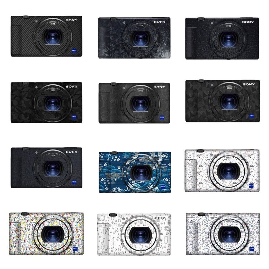 สติกเกอร์ติดกล้อง Sony zve1 zv1 zve10 zv1รุ่นที่สอง zv1m2ฟิล์มคลุมทั้งตัวเครื่องไม่มีกาวติด ...